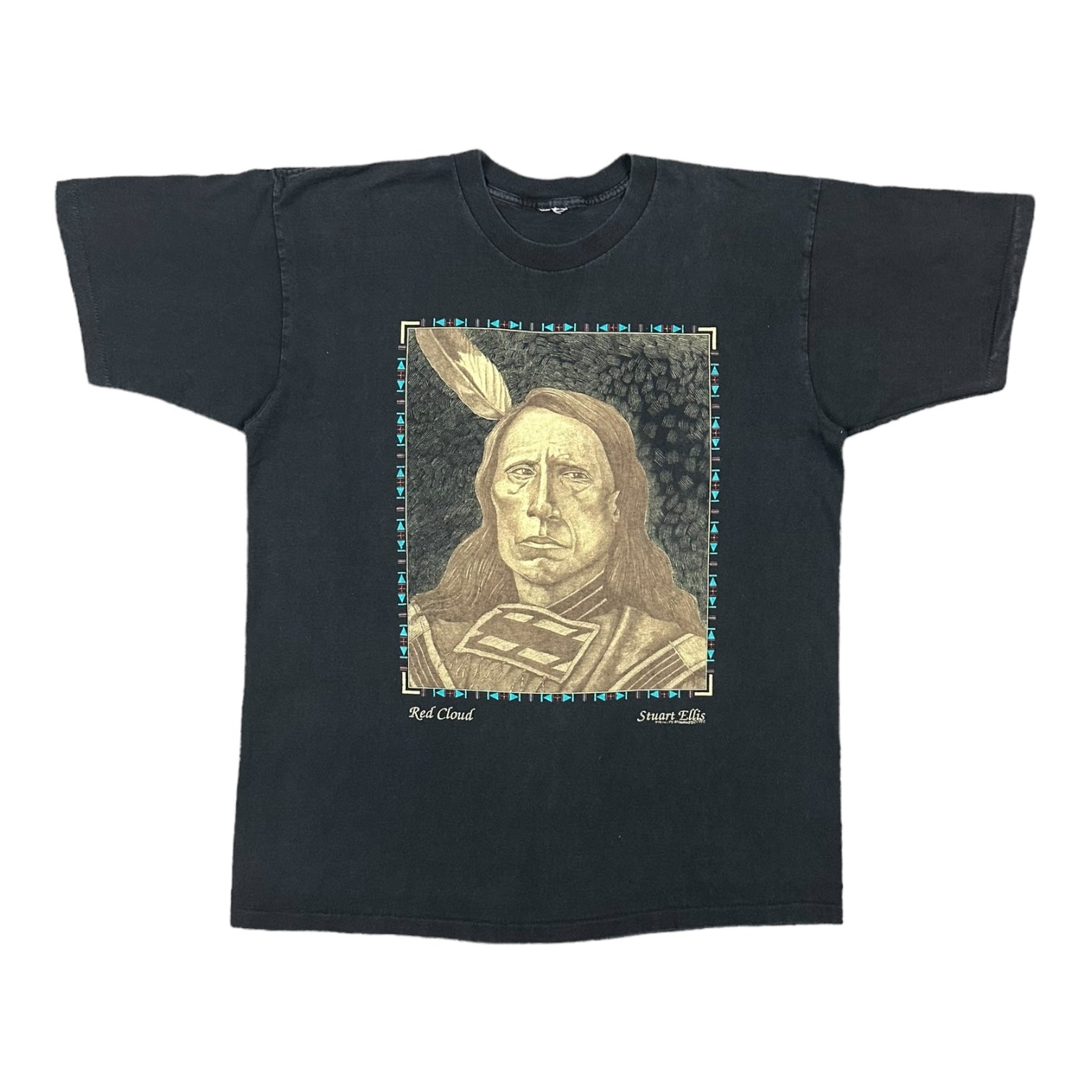 Red Cloud Stuart Ellis 1992 Single Stitch Vintage T-Shirt