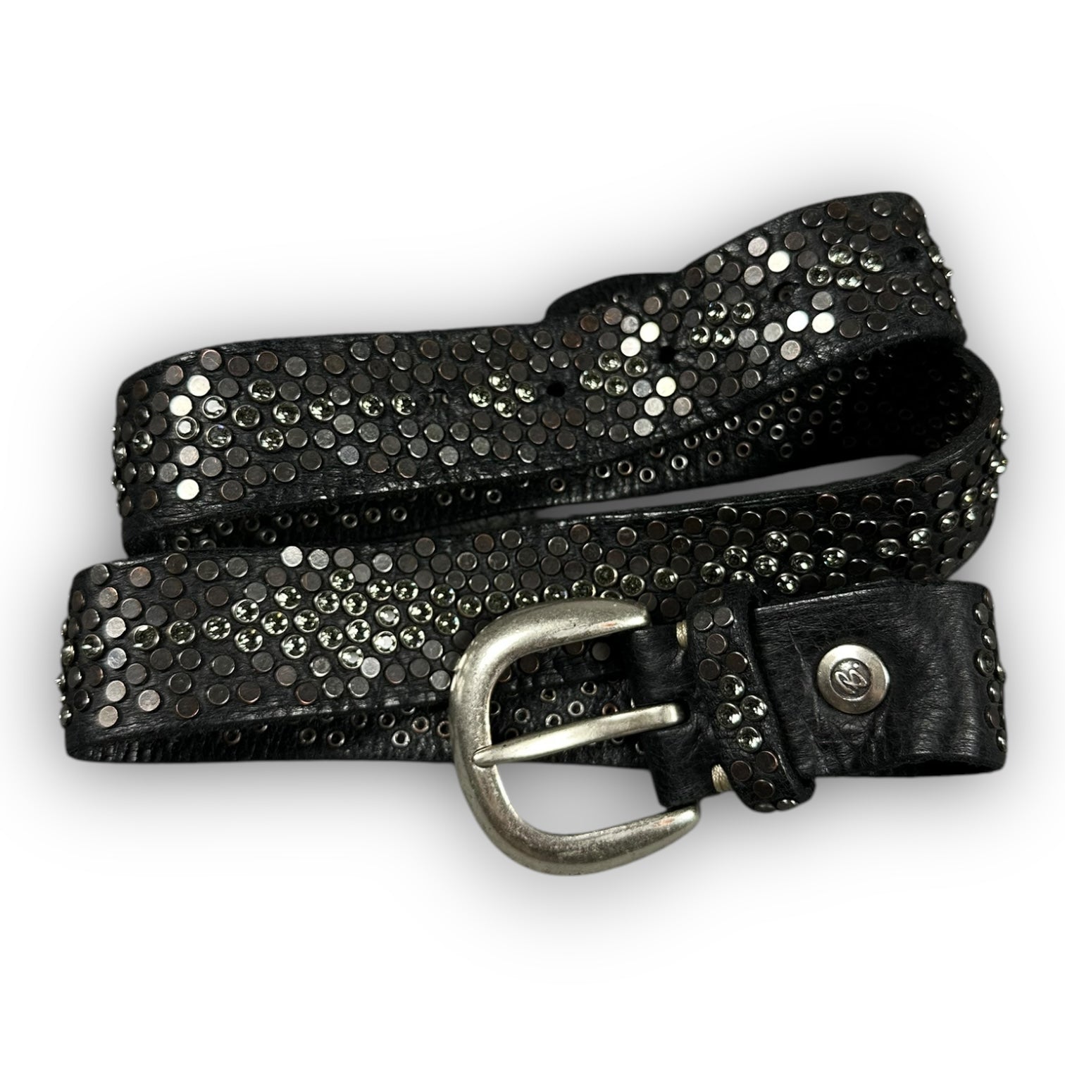 BB Vintage Studded Leather Belt