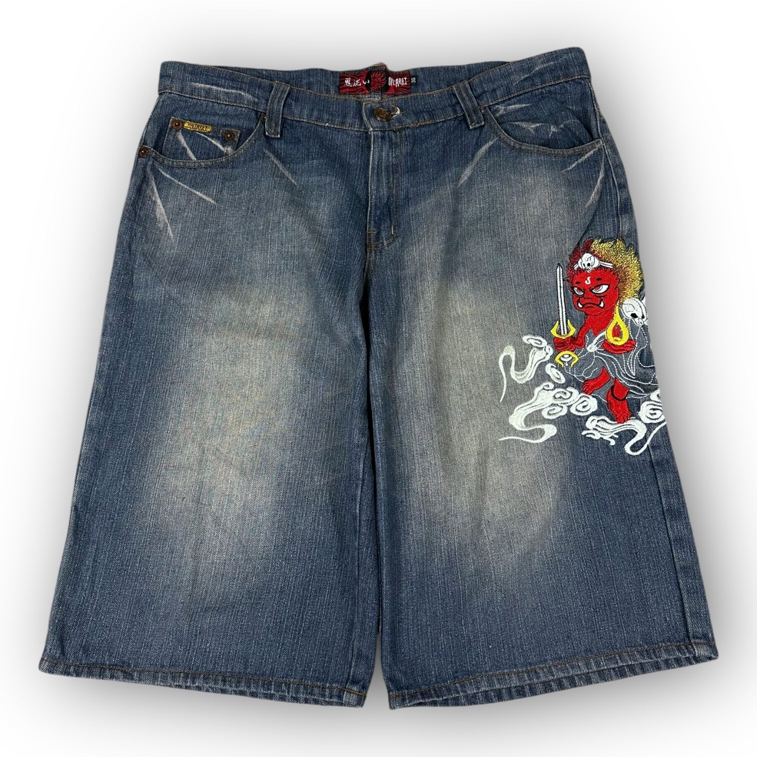 Oniarai Vintage Japanese Oni Jorts Size: 36
